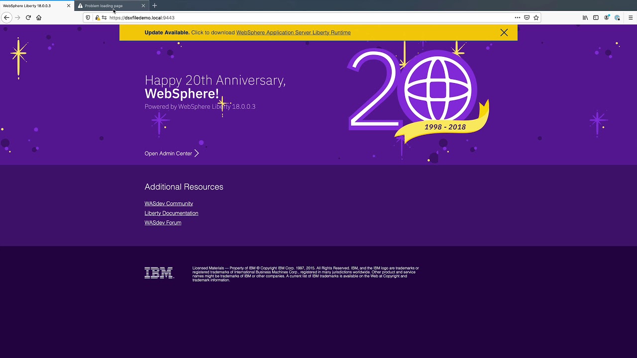 How to Install The DSX Files into Websphere Liberty - YouTube