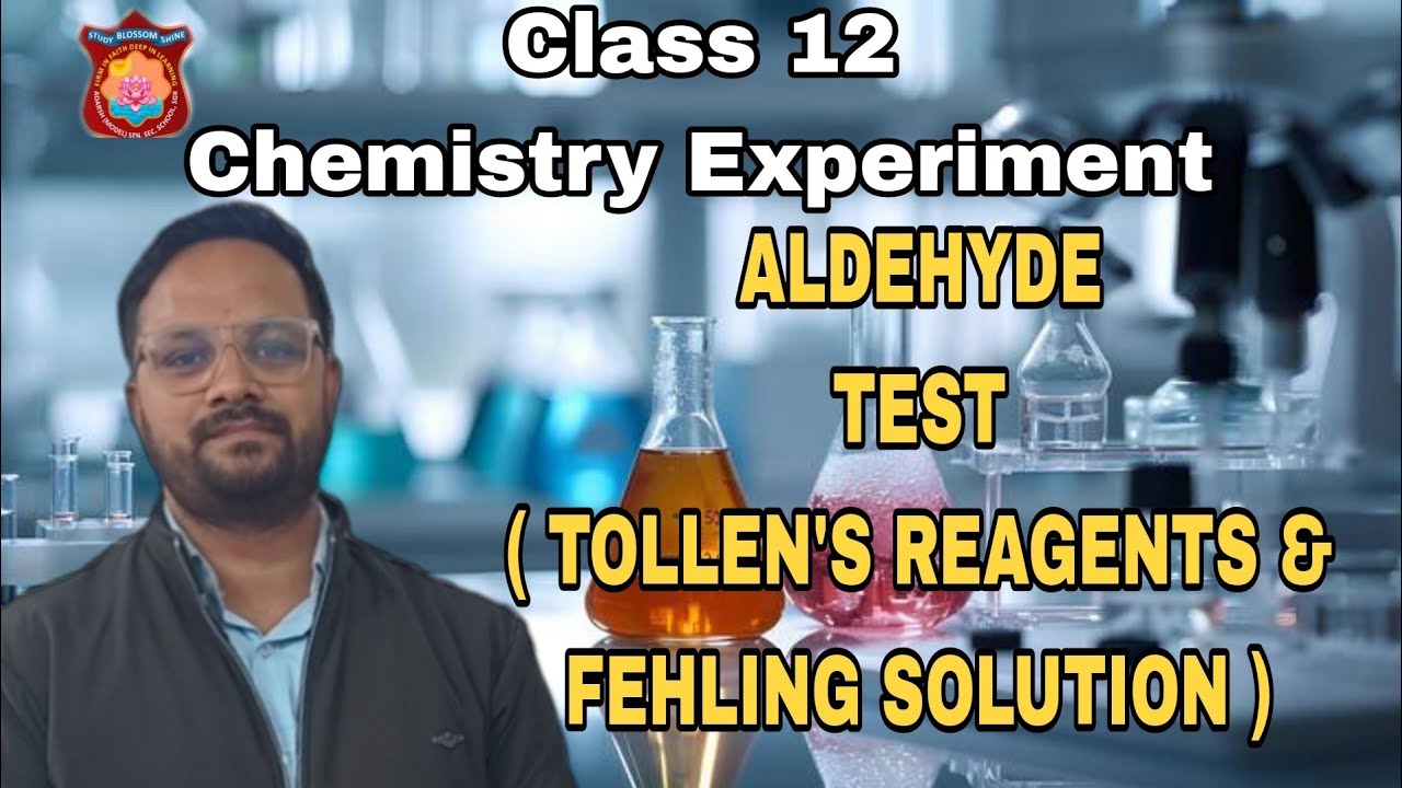 Chemistry 12th Experiment Aldehyde Test | Tollen's Reagent & Fehling ...