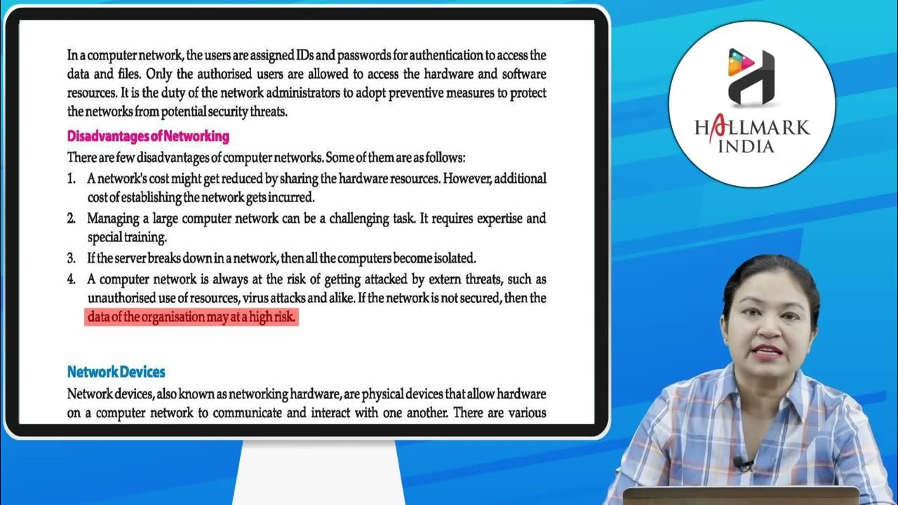 Ch 1 | Hallmark India | Computer | Class 8 | Networking Concepts | For children - YouTube