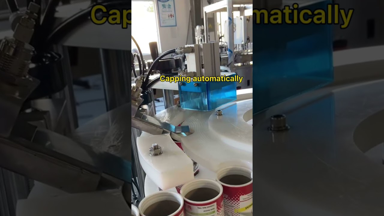 fully auto capping machine #capping machine#paper can capping machine ...