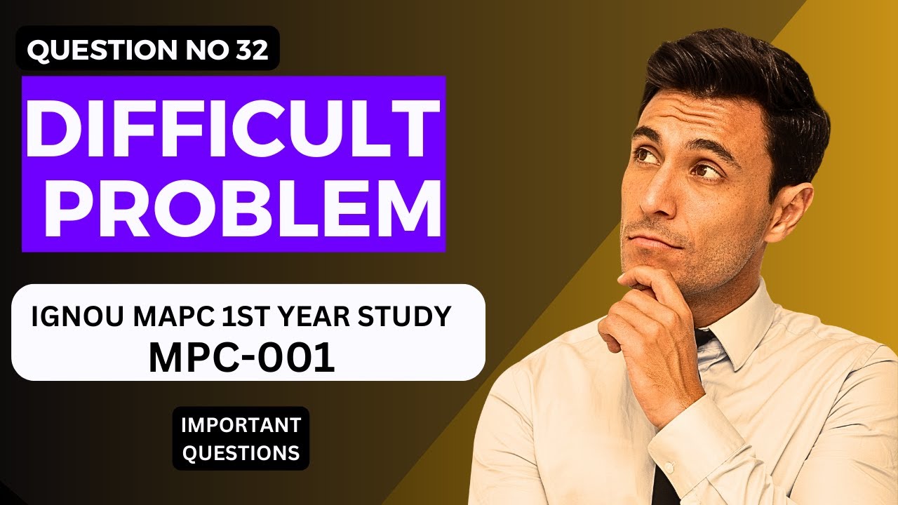 Characteristics Of Difficult Problem by Jitender Sir #psychology # ...