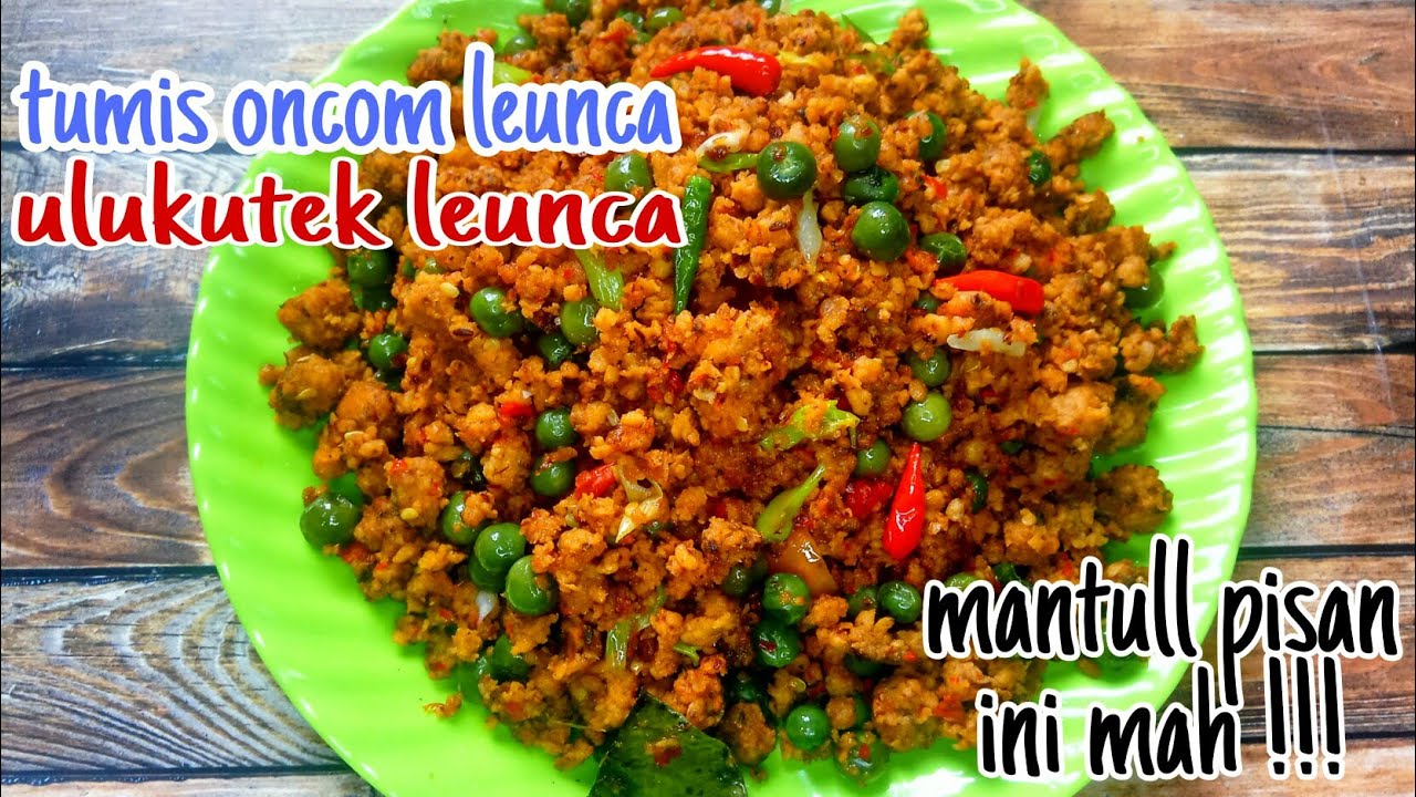 resep tumis oncom leunca // ulukutek leunca - YouTube