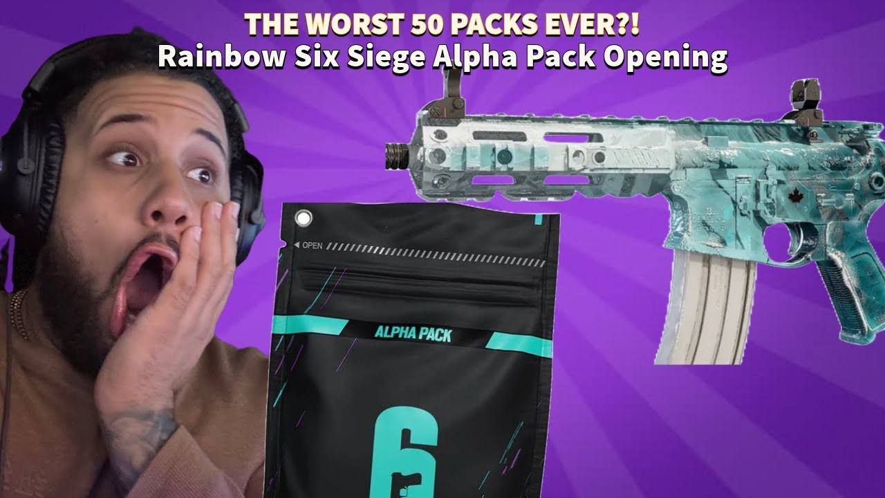 INSAINE ALPHA PACK OPENING AND SOME OF THE BEST R6 GAMEPLAY EVER (ft ...