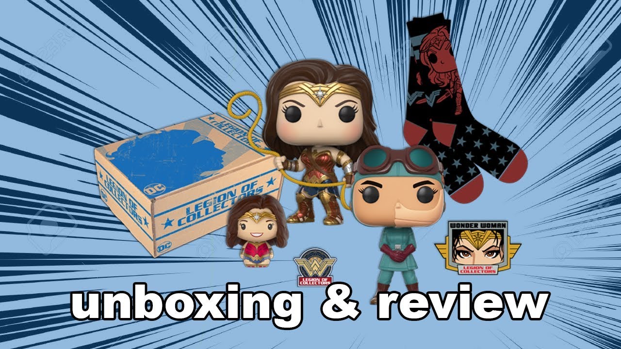 DC Legion Of Collectors Wonder Woman Unboxing | UK Box with Deffinition ...