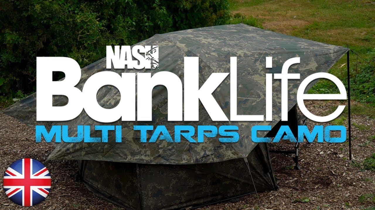 Nash BankLife Multi Tarp Camo - YouTube