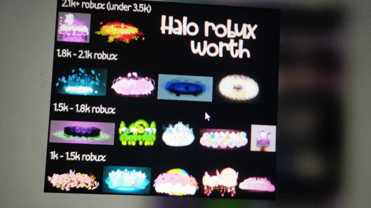 royale high halo tier list (robux worth) - YouTube