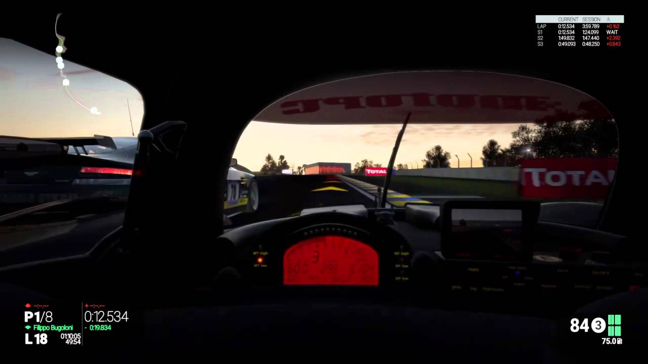 Project CARS WEC R2 24H Le Mans (2 hours) (Part 6) - YouTube