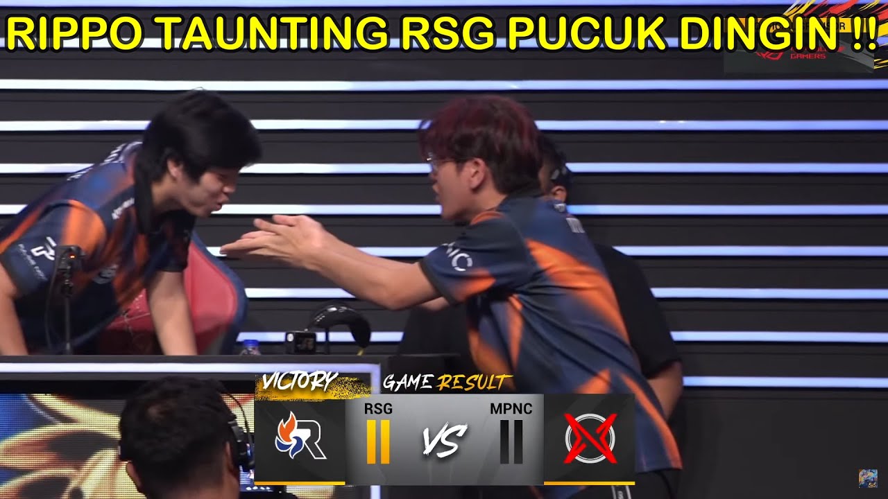 RIPPO PUCUK DINGIN !!! RSG JADI TEAM TERKUAT DI MPL MY !! RSG MY VS ...