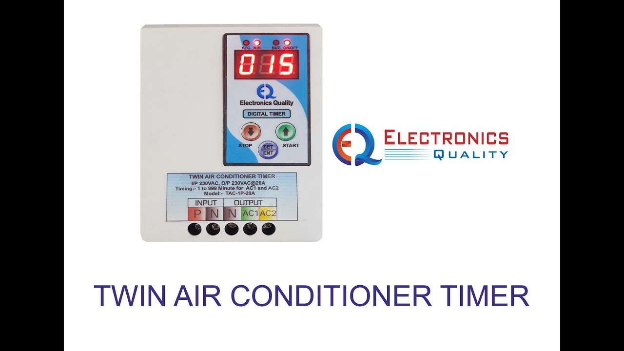 TWIN AIR CONDITIONER TIMER - YouTube
