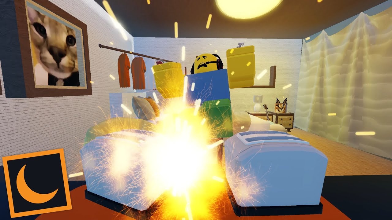 Streamer Puts Fork in Toaster meme in Roblox - YouTube