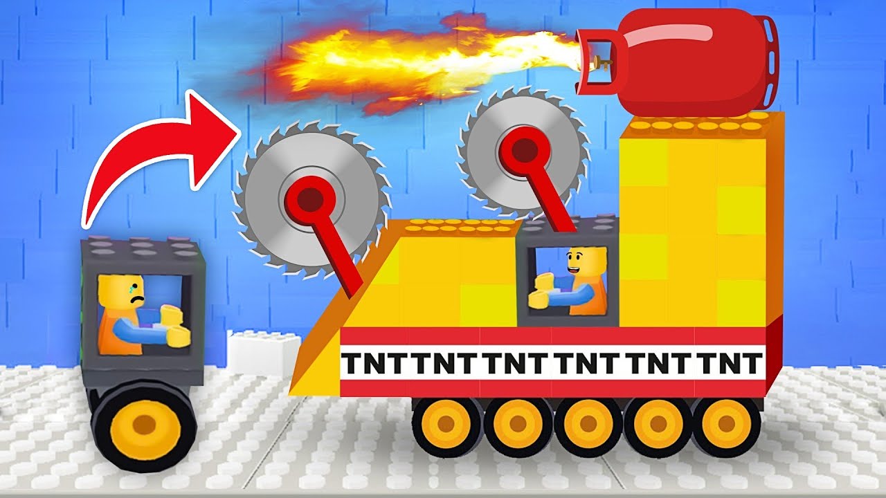 J'ai Rendu LEGO 100X Plus Dangereux ! | Toys Crash Arena - YouTube