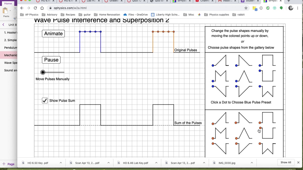 Wave Pulse Superposition - YouTube