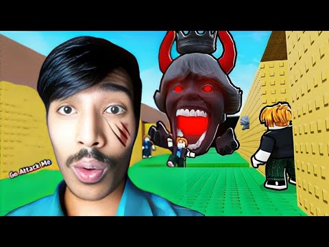 Go Attack Monster Me 😰 | Dont Get Crushed By 67 | Roblox | Karan Gamerz ...