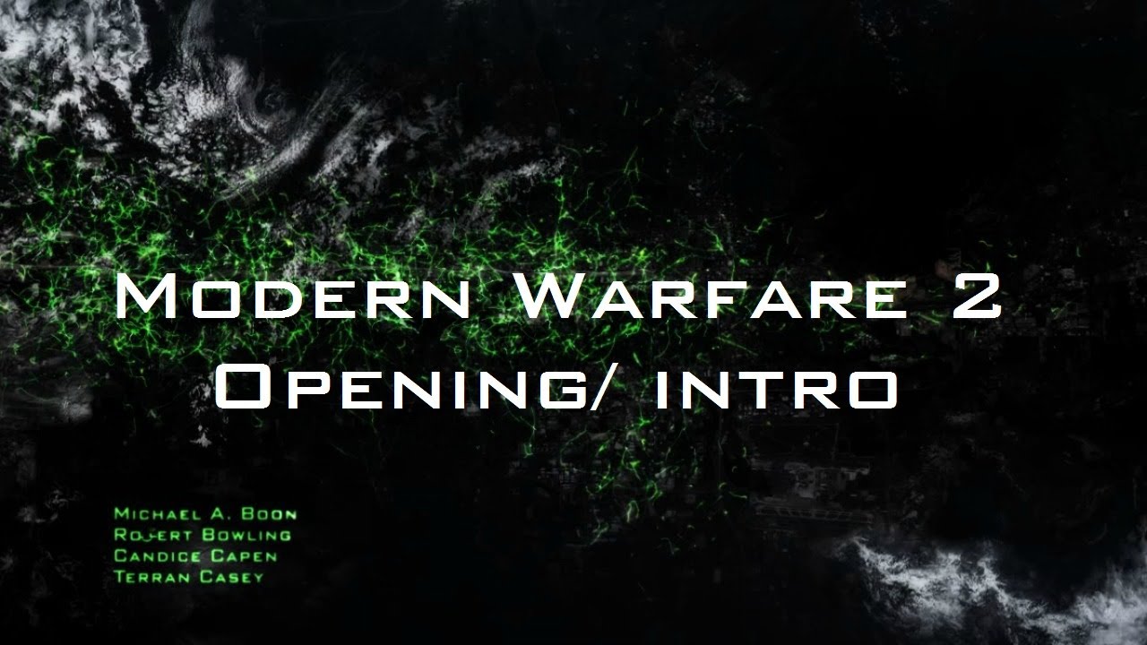Modern Warfare 2 Opening - YouTube