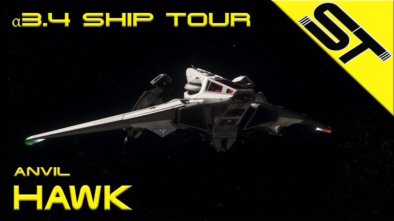Star Citizen α 3.4 | Anvil Hawk | Tour - YouTube