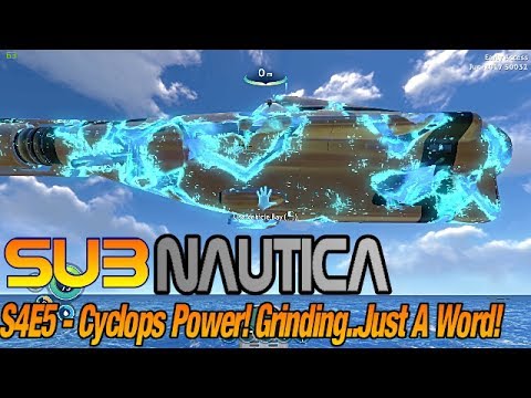Subnautica S4E5 - Cyclops BluePrints! Man This Took a While! - YouTube