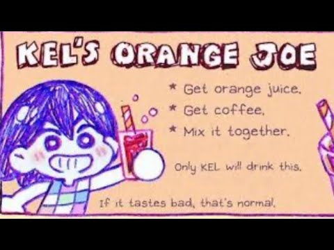 Drinking Kel’s Orange Joe from OMORI - YouTube