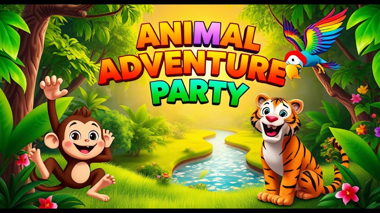 Animal Adventure Party - The Ultimate Animated Sing-Along! - YouTube