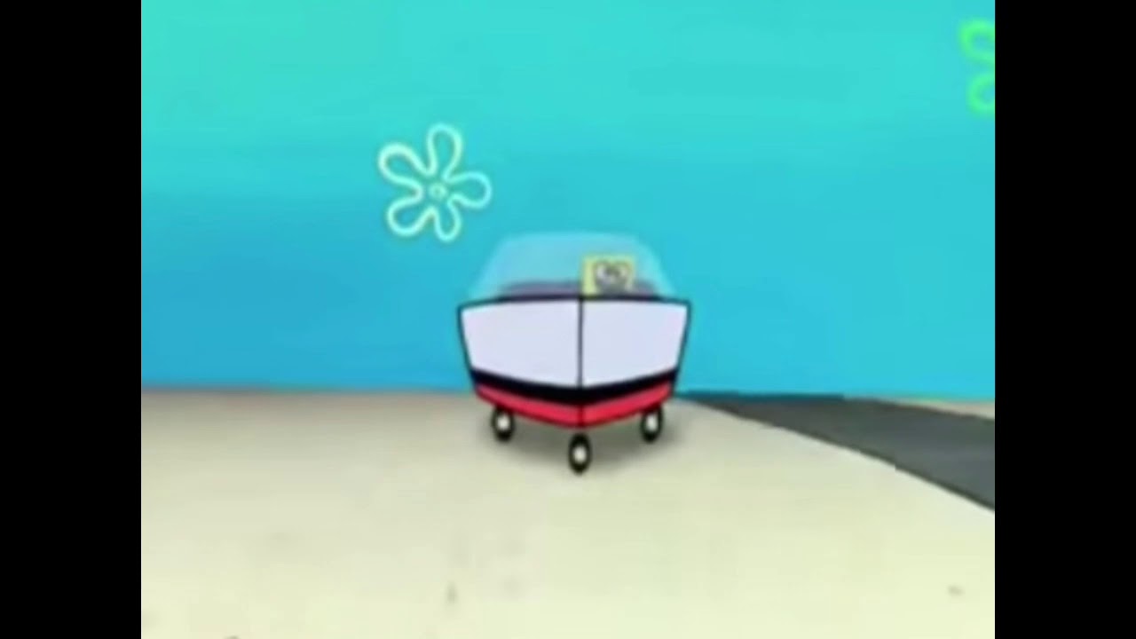 Spongebob driving with beautiful morning playing extended - YouTube