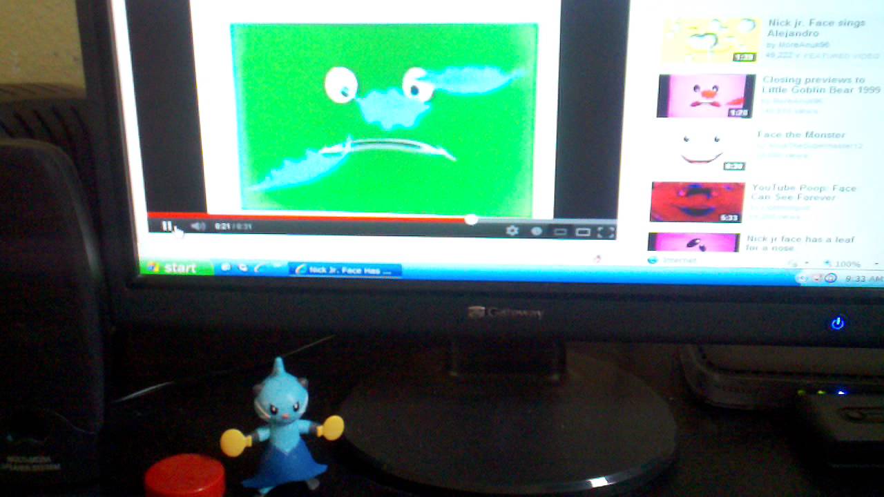 Nick jr face has a leaf for a nose - YouTube