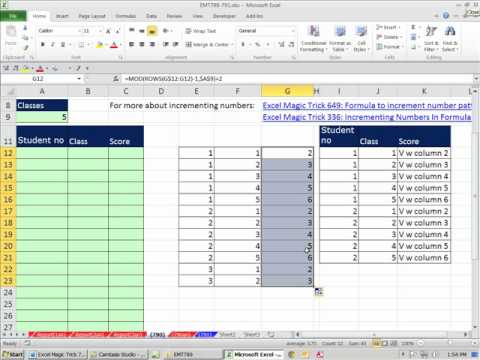 Excel 2010 Magic Trick 790: Formulas Convert Single Records Into ...