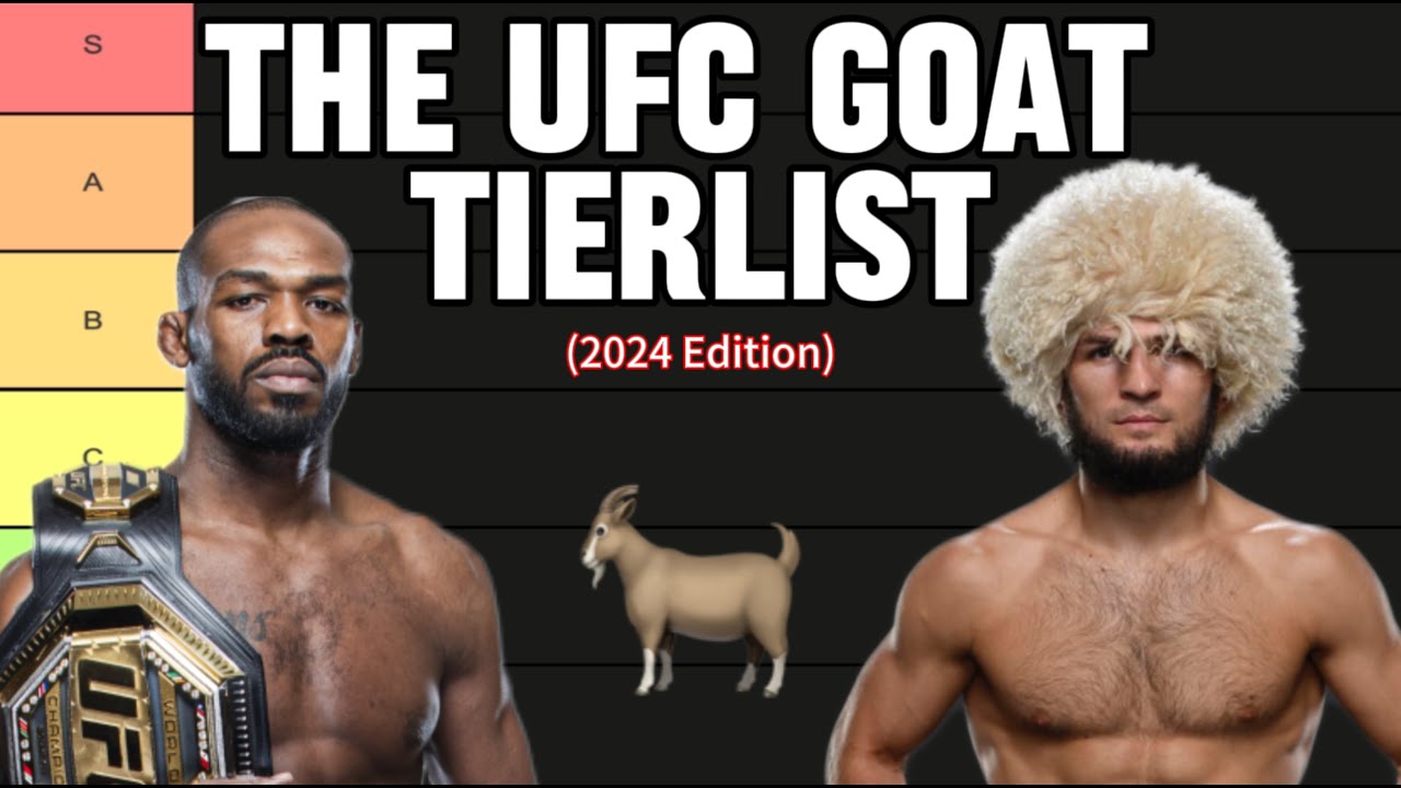 UFC Goat Tier List - YouTube