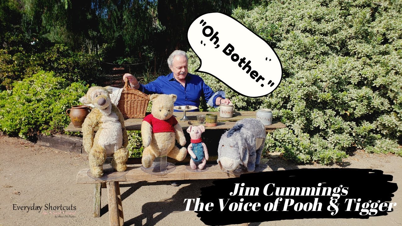 Jim Cummings (voice of Winnie the Pooh & Tigger) Talks to Plush Animals ...