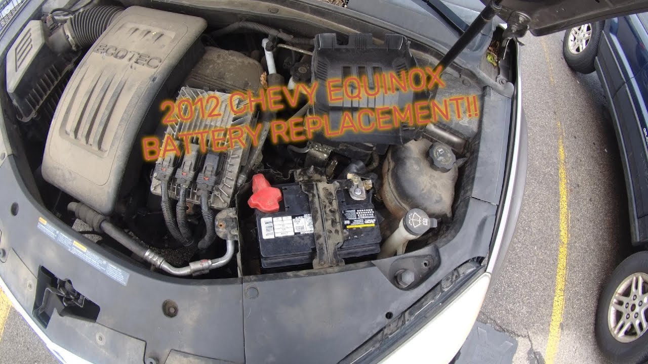 2012 Chevy equinox Battery Replacement - YouTube