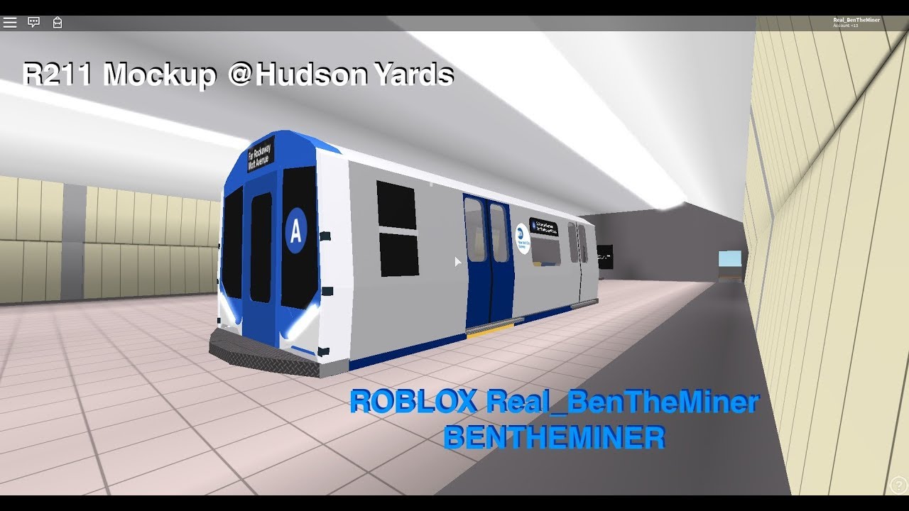 ROBLOX HD Holiday SPECIAL: | R211 Mockup & R188 7 Action | Hudson Yards ...