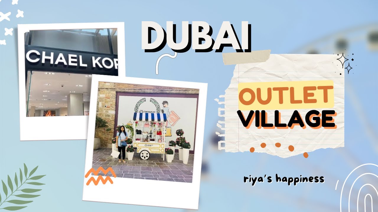 Dubai Outlet Village! Full Walking Tour, BEST Luxury DISCOUNT Shopping ...
