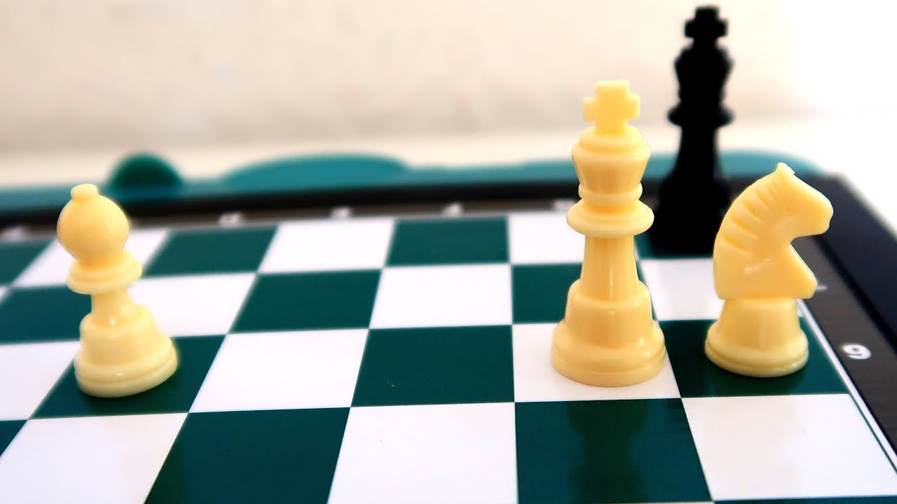 easy chess knight bishop puzzle for kids - YouTube