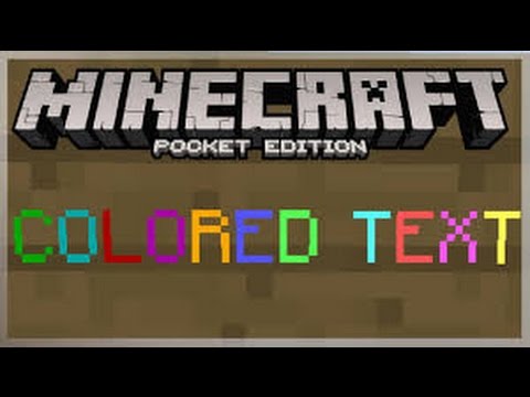 {Minecraft} Coloured Text! - YouTube
