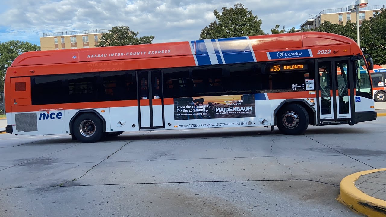 NICE Bus EXCLUSIVE: 2021 Gillig BRT+ CNG 2022 n35 - YouTube