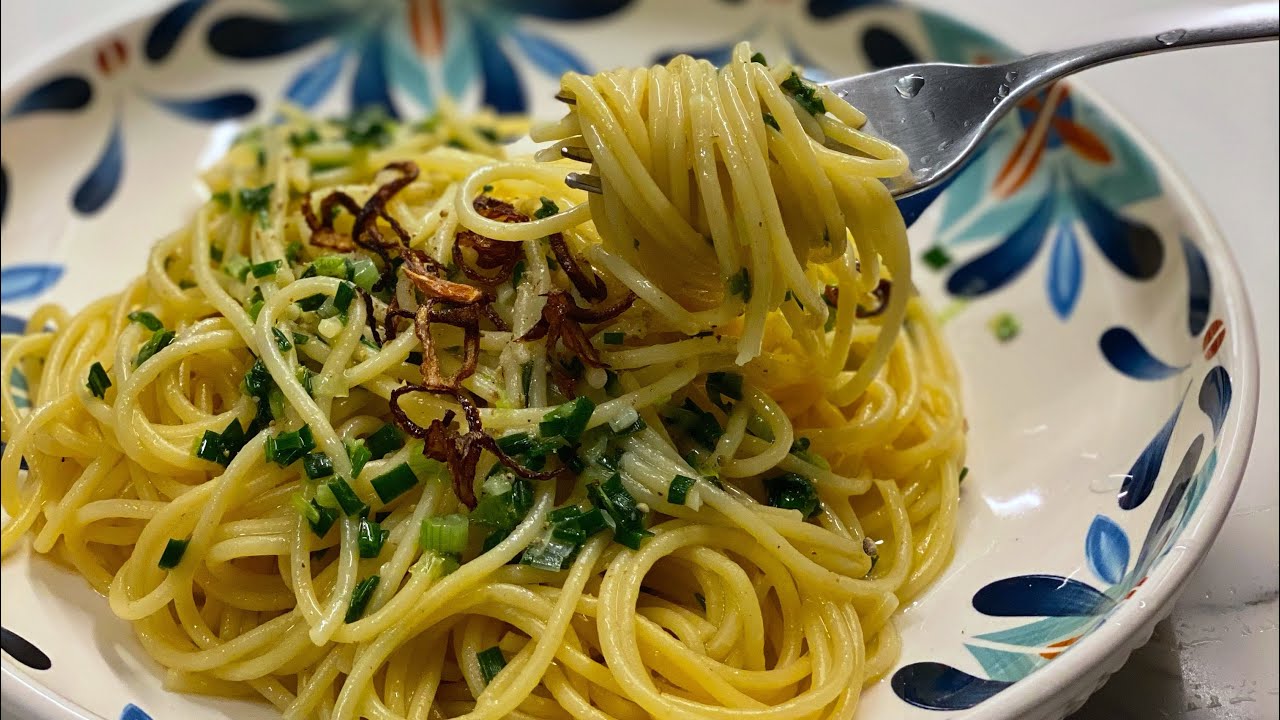 Scallion Pasta Recipe - YouTube
