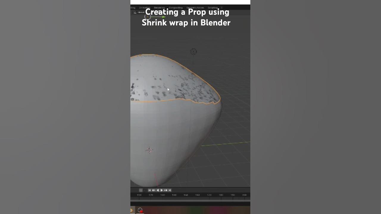 Create a Prop using Shrink Wrap in Blender | How to Model it #3d #blender #3dmodeling - YouTube