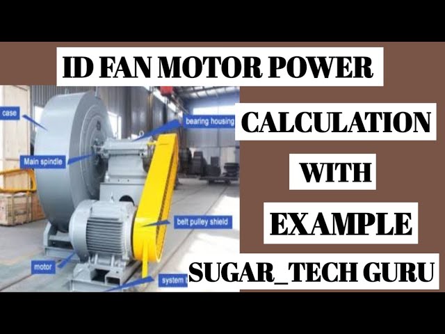 How To Calculate Fan Motor Power - Infoupdate.org