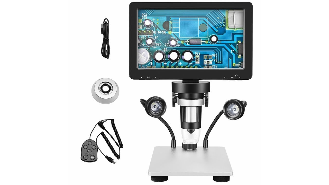 DM9 Microscope | Easily zoom in on the PCB and Check damaged resistors ...