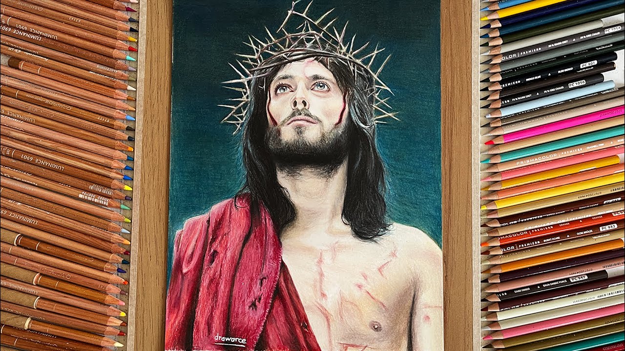 Drawing Jesus of Nazareth - YouTube