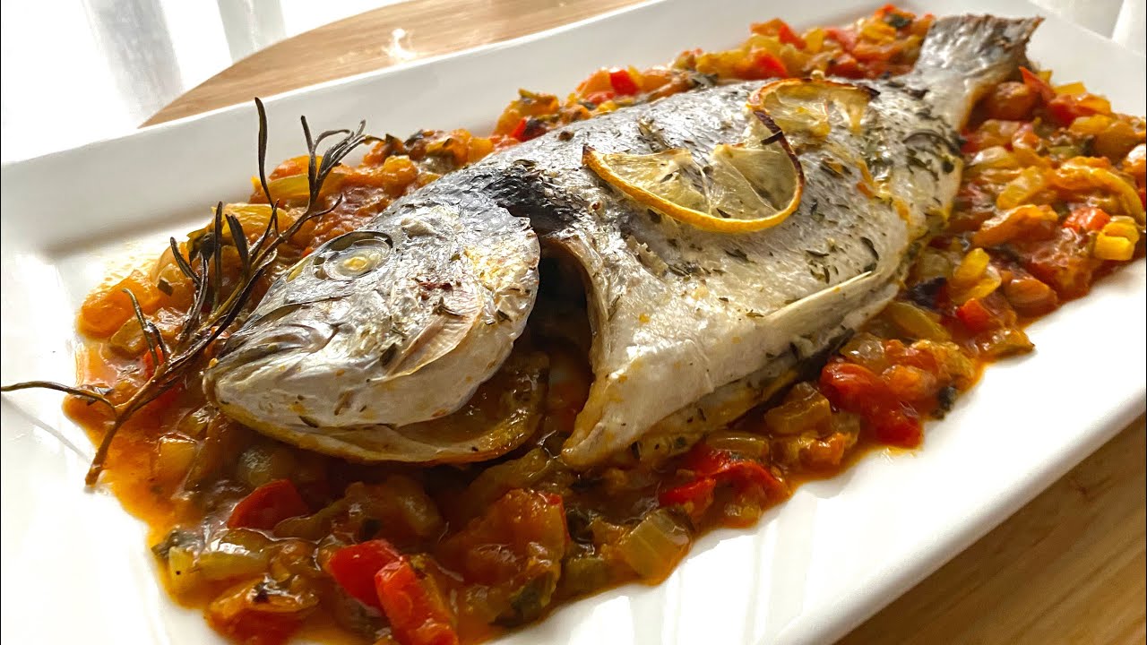 #DORADE VIS || Met saus - YouTube