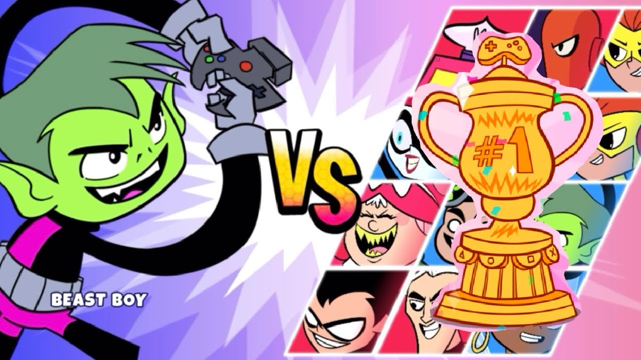 Teen Titans Go Jump Jousts 2 Beast Boy vs All | Cartoon Network Games ...