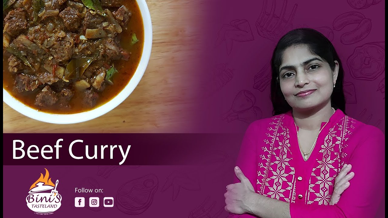 Vlog 19| Beef Curry Kerala Style| Bini’s Tasteland - YouTube