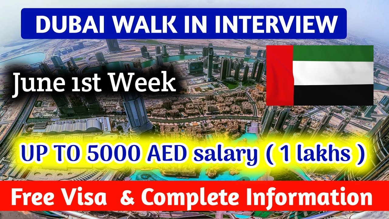Direct interview | Dubai walk-in interview June 2022 | - YouTube