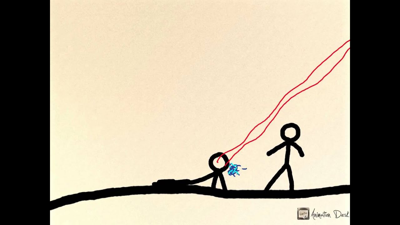 Power fight (Animated using AD free) - YouTube