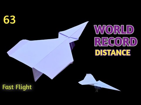 63 | How to Make PAPER AIRPLANES that FLY FAR and FAST | Paper Plane ...