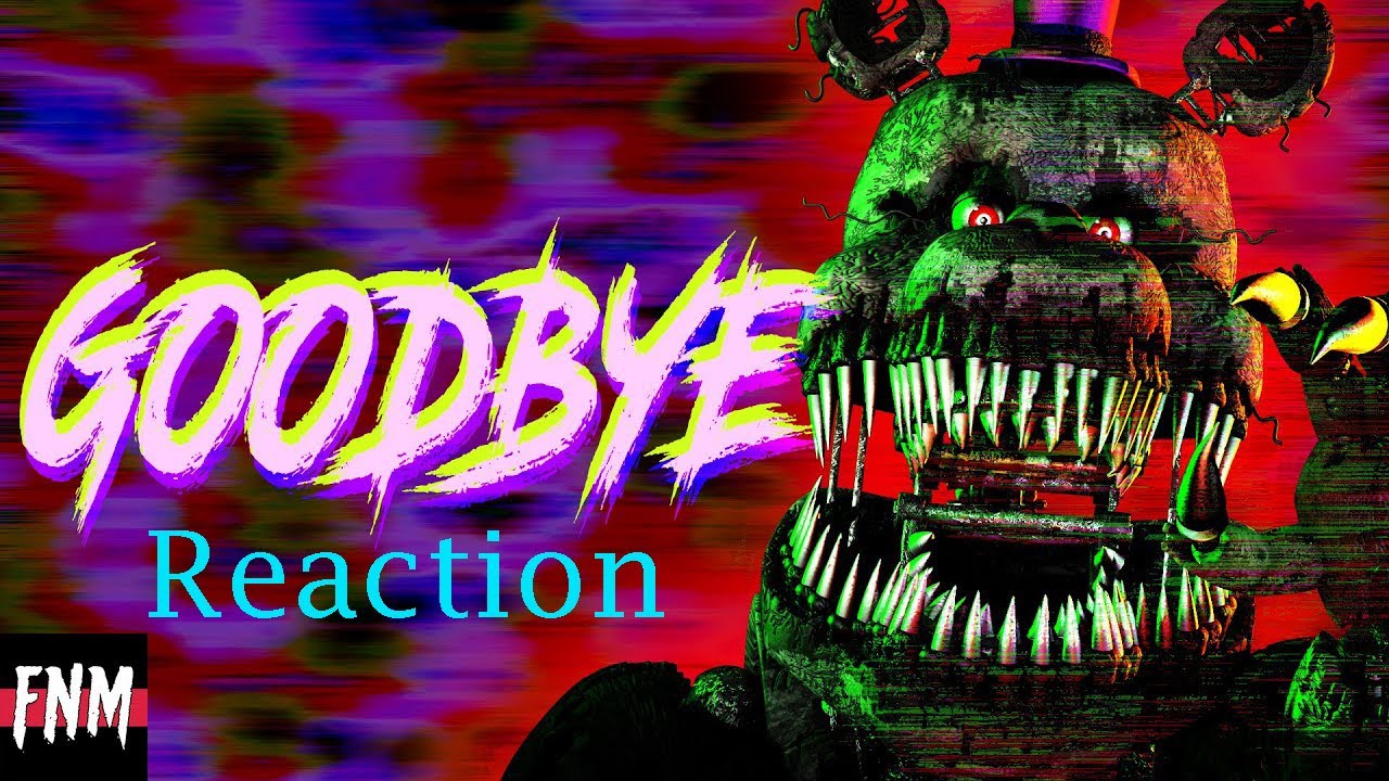 Octo pig reacts #582 (sfm fnaf) FNAF SONG "Goodbye" (ANIMATED III ...