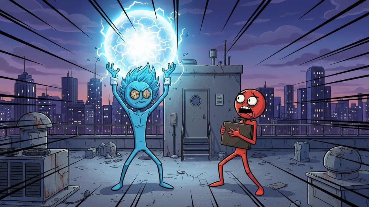 I beat the CEO using a spirit bomb!!!??? Stick it to the stickman - YouTube