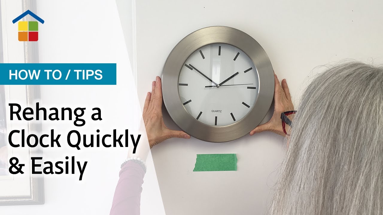 Rehang A Clock Tip - YouTube