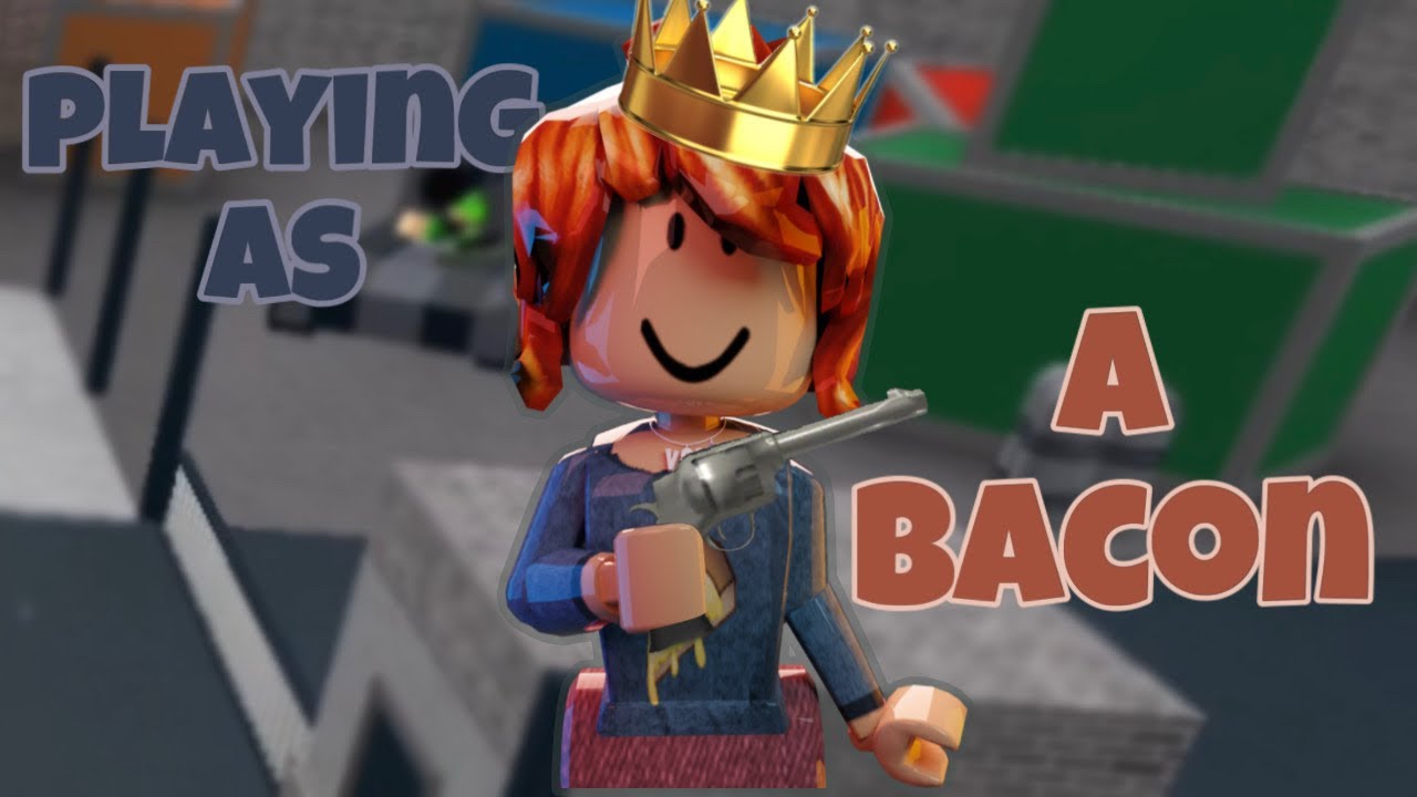 Playing MM2 As A Bacon AGAIN!.. - YouTube