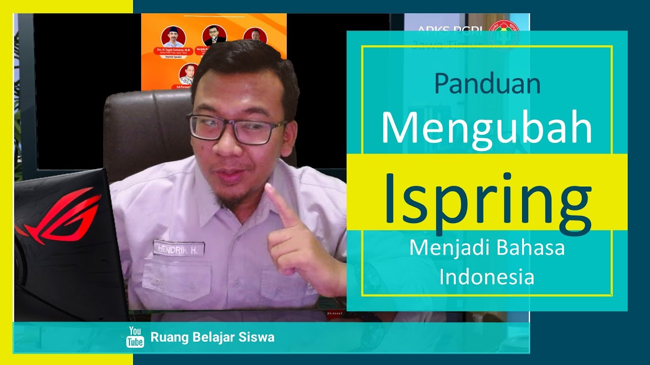 Mengubah Ispring Menjadi Bahasa Indonesia - YouTube