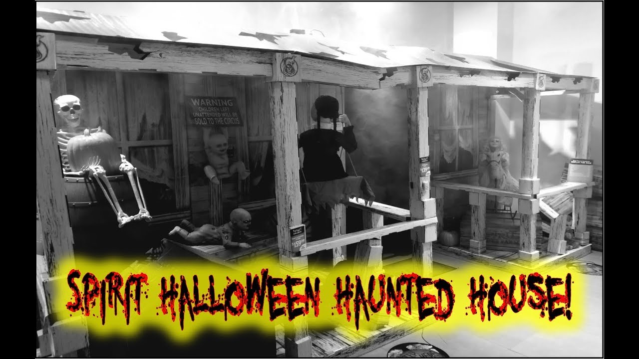 Spirit Halloween Haunted House!!! | StewarTV - YouTube